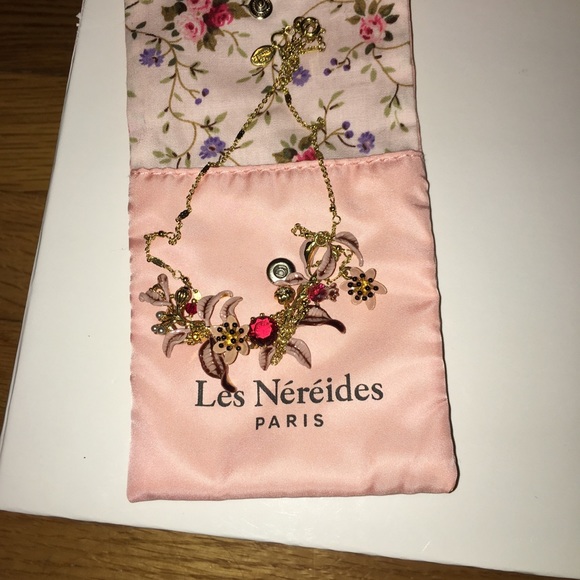 Les Nereides | Jewelry | Les Nereides Golden Vegetation Enameled ...